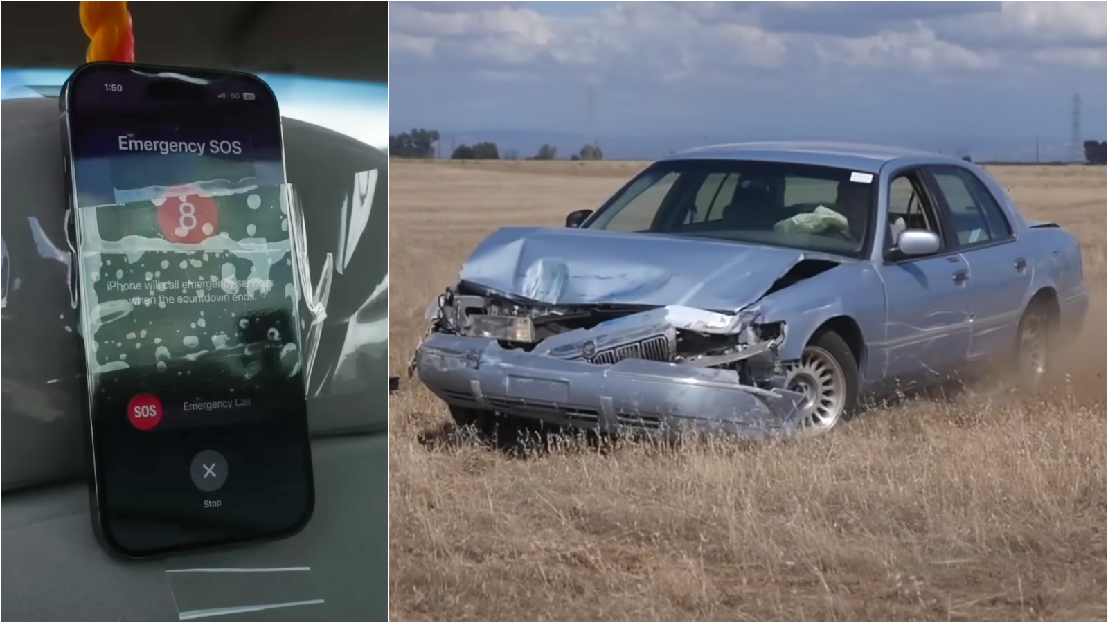 iPhone 14車禍偵測準不準？ 超狂Youtuber實車撞擊測給你看！ | 地球黃金線